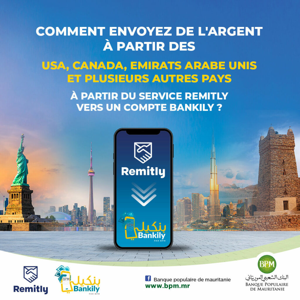 Transfert de l’international - Bankily
